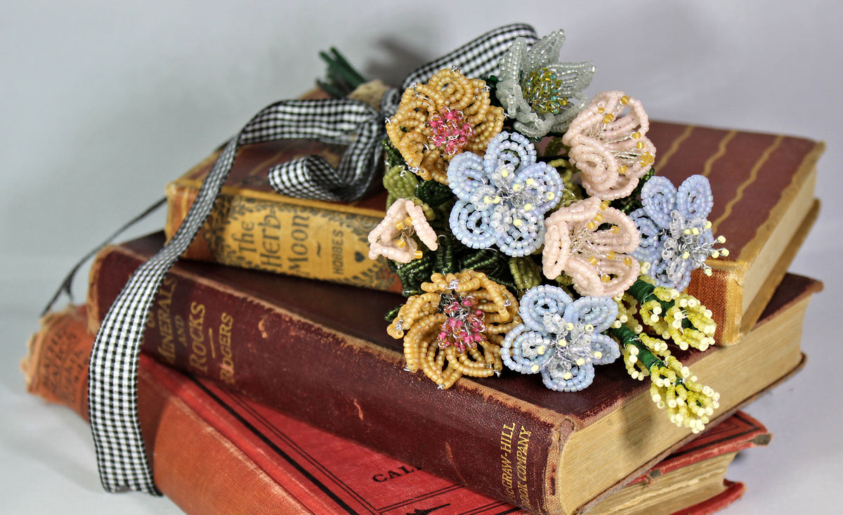 Old-Fashioned Forget-Me-Not and Cherry Blossom Posy - SOLD – Forests ...